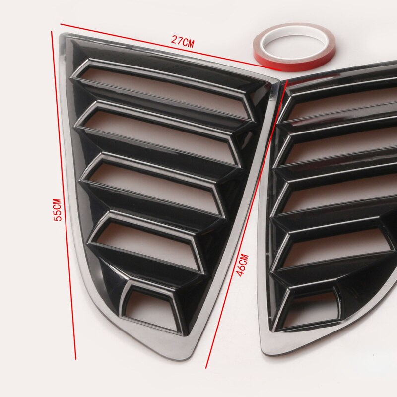 1Set Car Rear Louvers Quarter Window Scoops Spoile... – Vicedeal