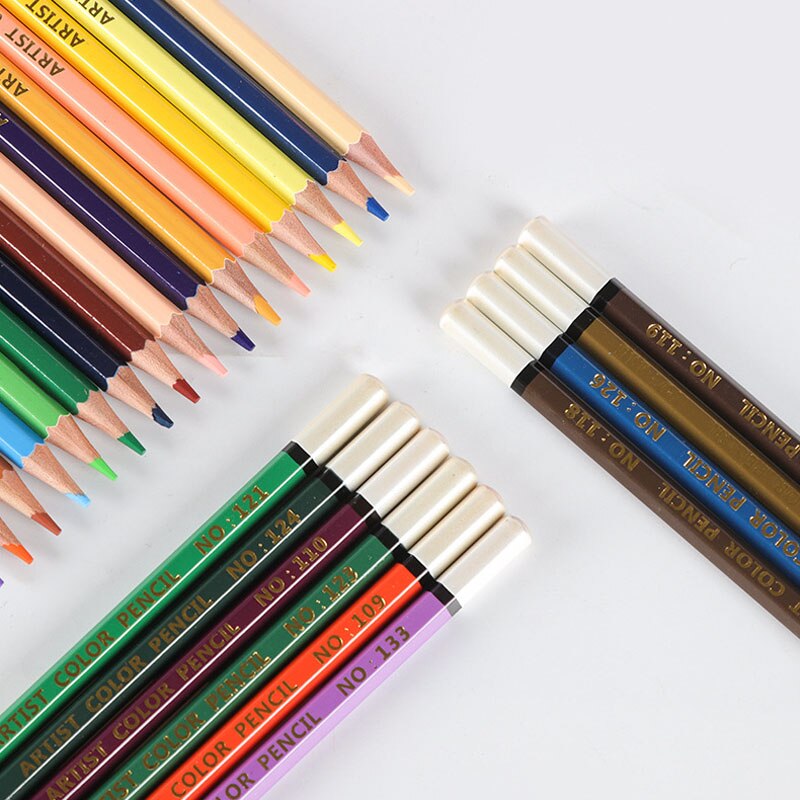 120 professionele gekleurde potloden tekening Olie... – Grandado