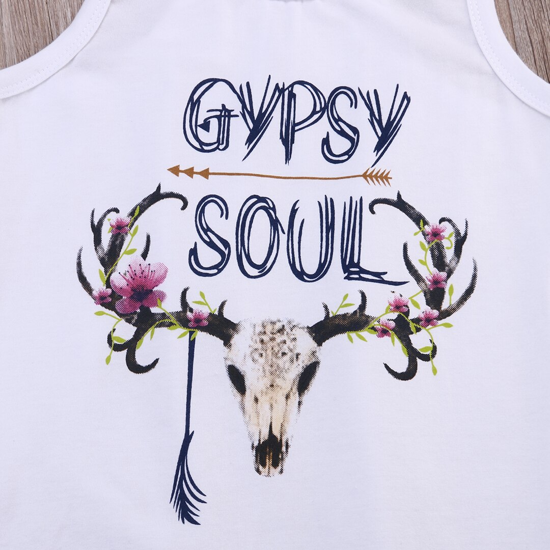 Baby Peuter Meisje Gypsy SOUL Kwastjes Zoom Tank T... – Grandado