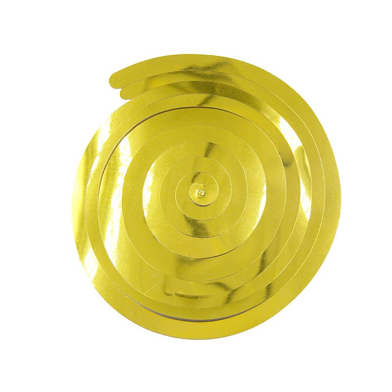 6 Pcs/Lot Gold Foil Spiral Shiny Party Hanging Bac... – Grandado