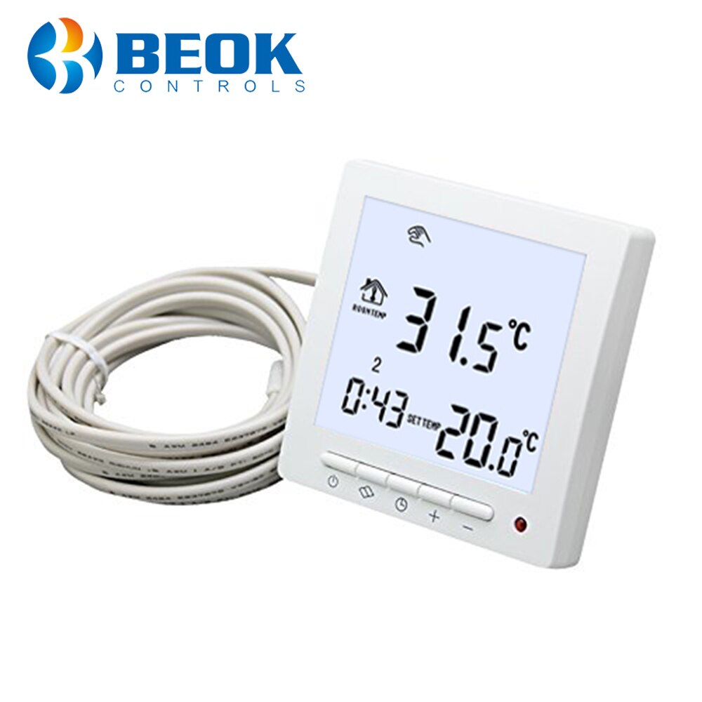 Beok 16A Elektrische Heizung Boden Thermostat LCD ... – Vicedeal