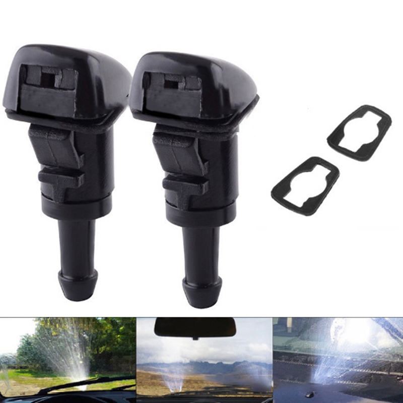 Front Windshield Washer Nozzles Wiper Spray Kit for Chrysler, Dodge ...