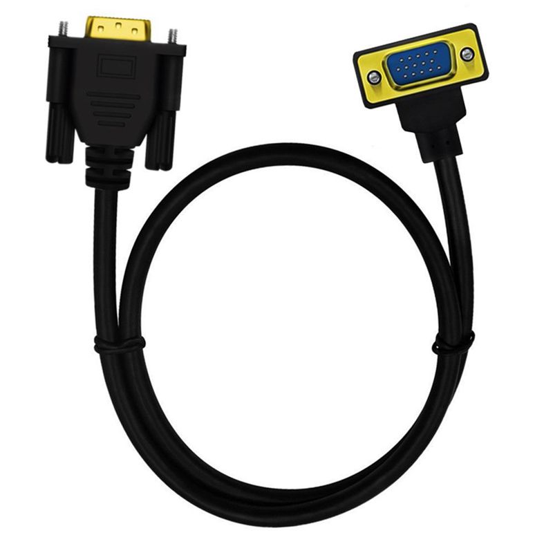 HD VGA Cable 90 ° Elbow VGA 15Pin Male To VGA 15Pi... – Vicedeal