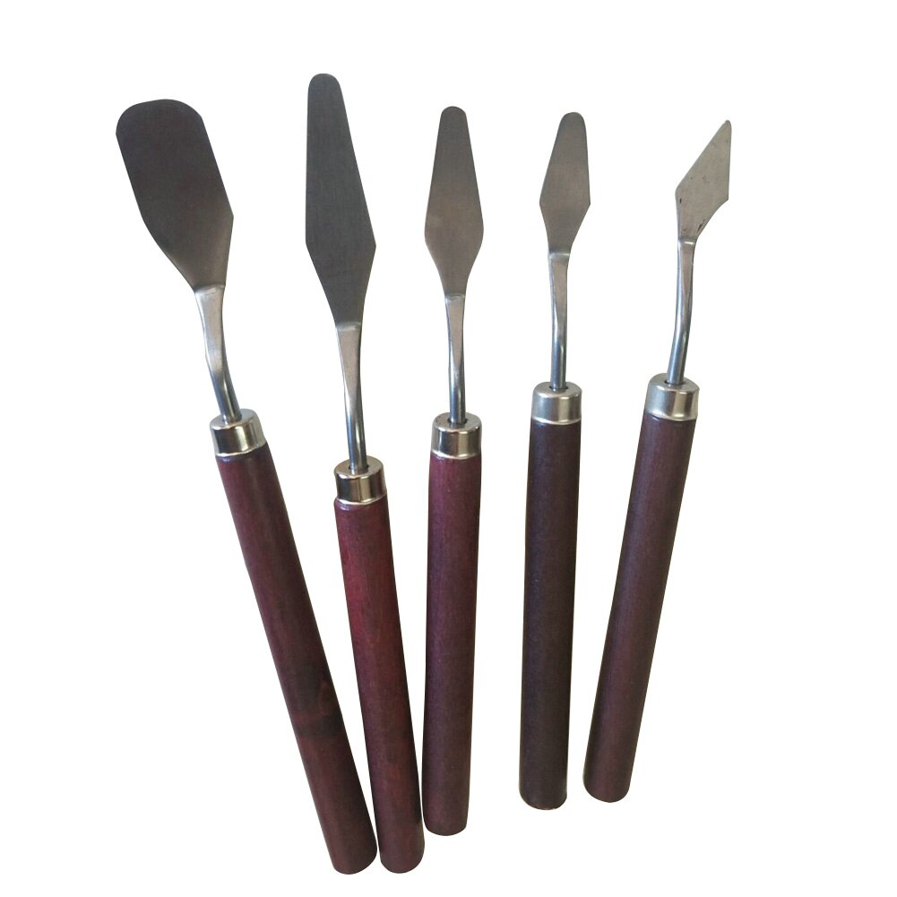 5Pcs Mengen Fijne Arts Schilderen Kit Spatel Profe... – Grandado