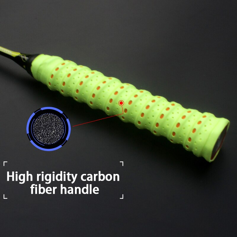 100% Carbon Fiber Badminton Rackets Strungs Ultral... – Grandado