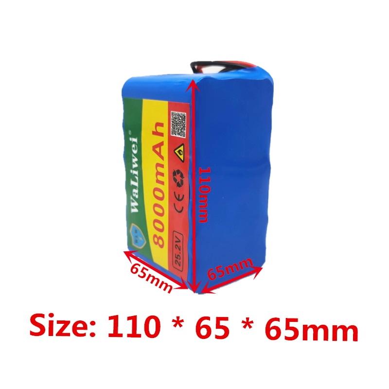 24v battery 8Ah 6S3P 18650 Battery lithium battery... – Grandado