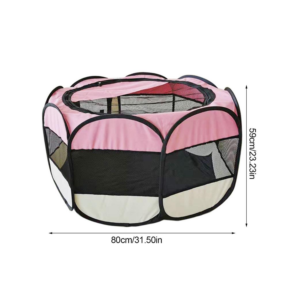 Pet Octagonal Tent Cat Litter Kennel Dog Bed Dog C... – Grandado