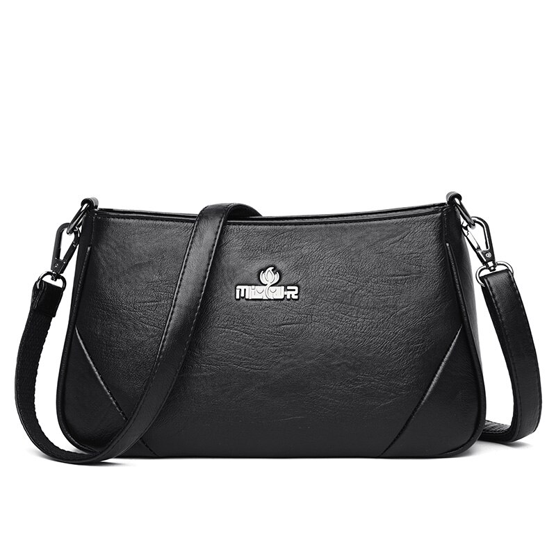 Famous Brand Solid Color Pu Leather Shoulder Bags ... – Grandado