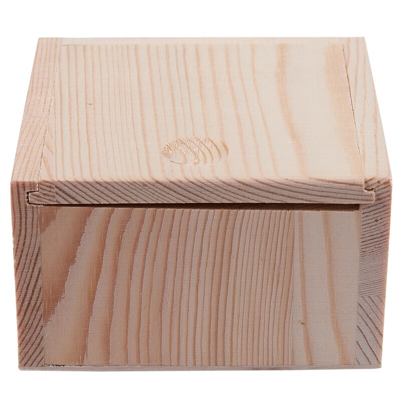 Small Plain Wooden Storage Box Case for Jewellery ... – Grandado