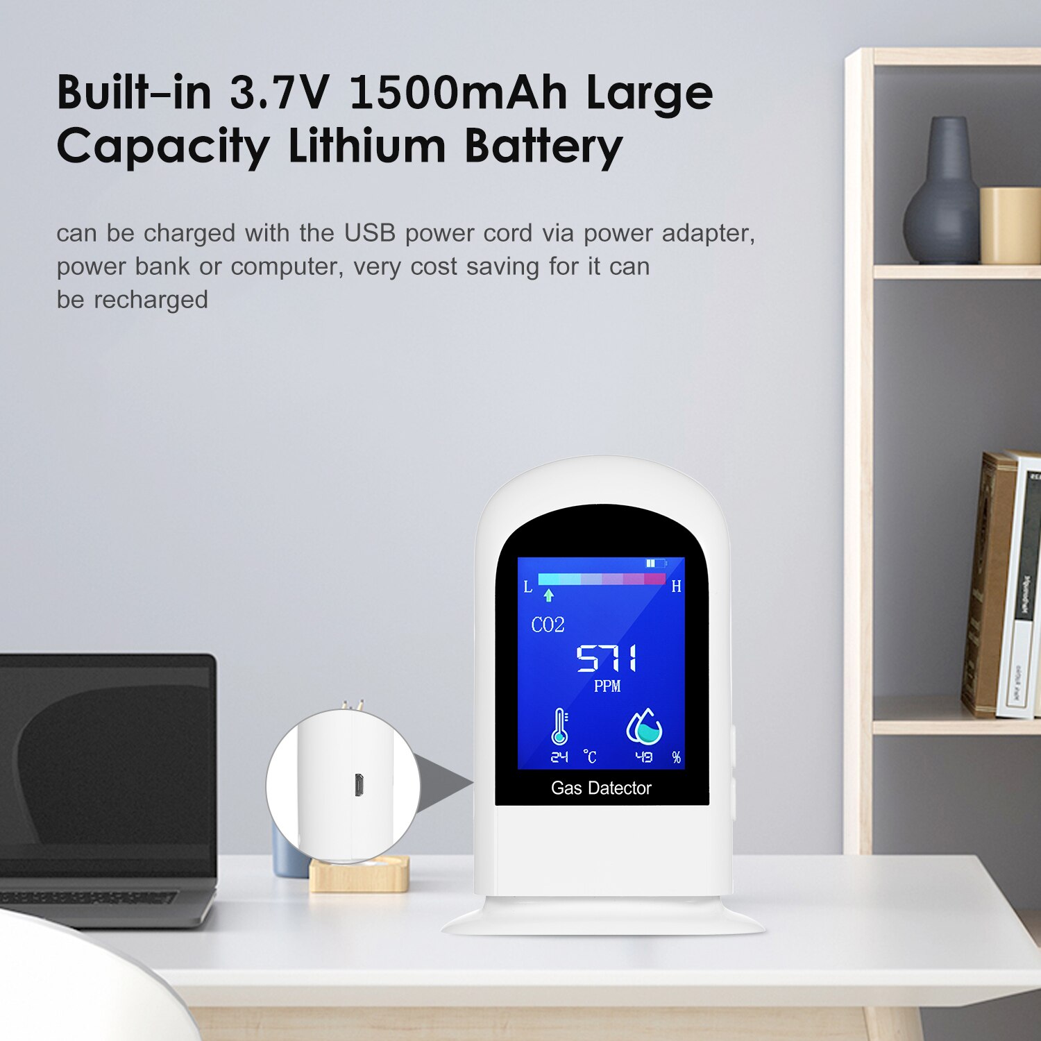 Air Detector Carbon Dioxide Detector LCD Digital C... – Grandado