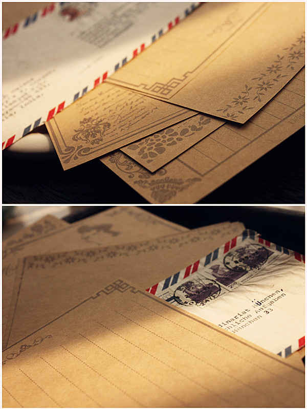8 pieces/set European Vintage Style Writing Paper ... – Grandado