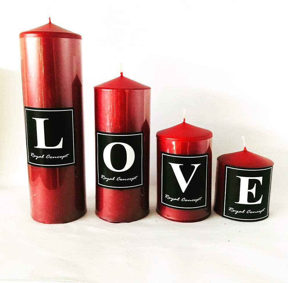 Candles Love Candlelight Dinner Props Decorative W... – Vicedeal