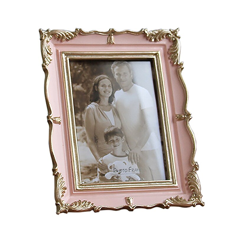 Resin Frame Square Stand Photo Frames Flower Patte... – Grandado