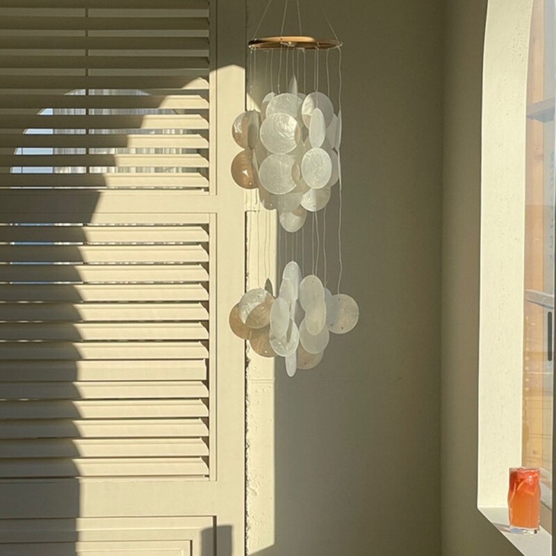 Natural Shell Wind Chime Kids Room Nursery Decorat... – Grandado