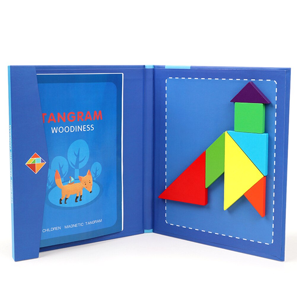 Magnetic Jigsaw Puzzle Tangram Games Baby Toddlers... – Grandado
