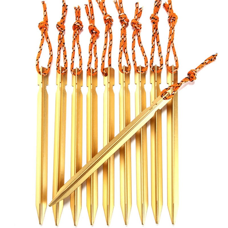 8Pcs/1lotBold outdoor aluminum alloy tent nails Mi... – Grandado