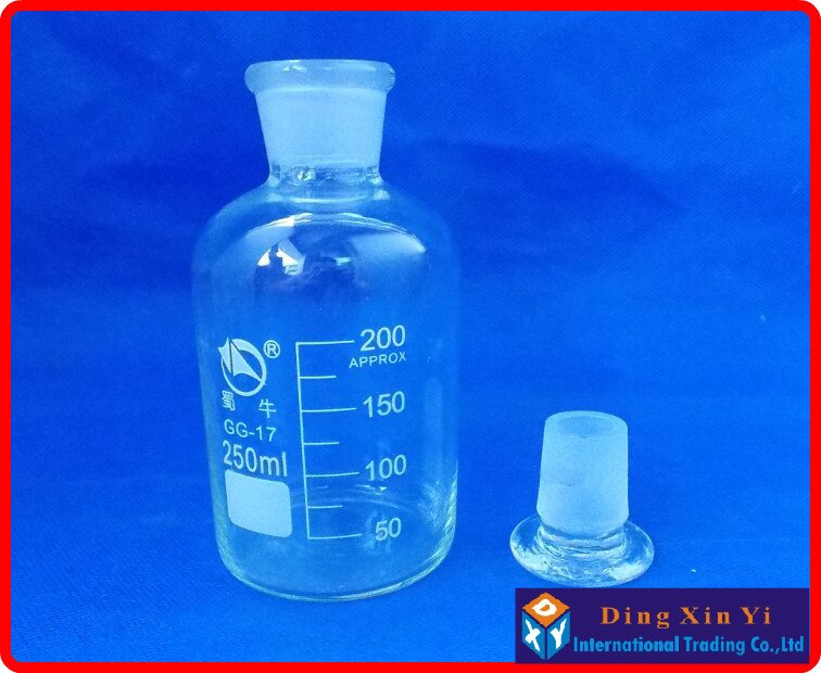 (4 pieces/lot)250ml Glass reagent bottle with grou... – Vicedeal