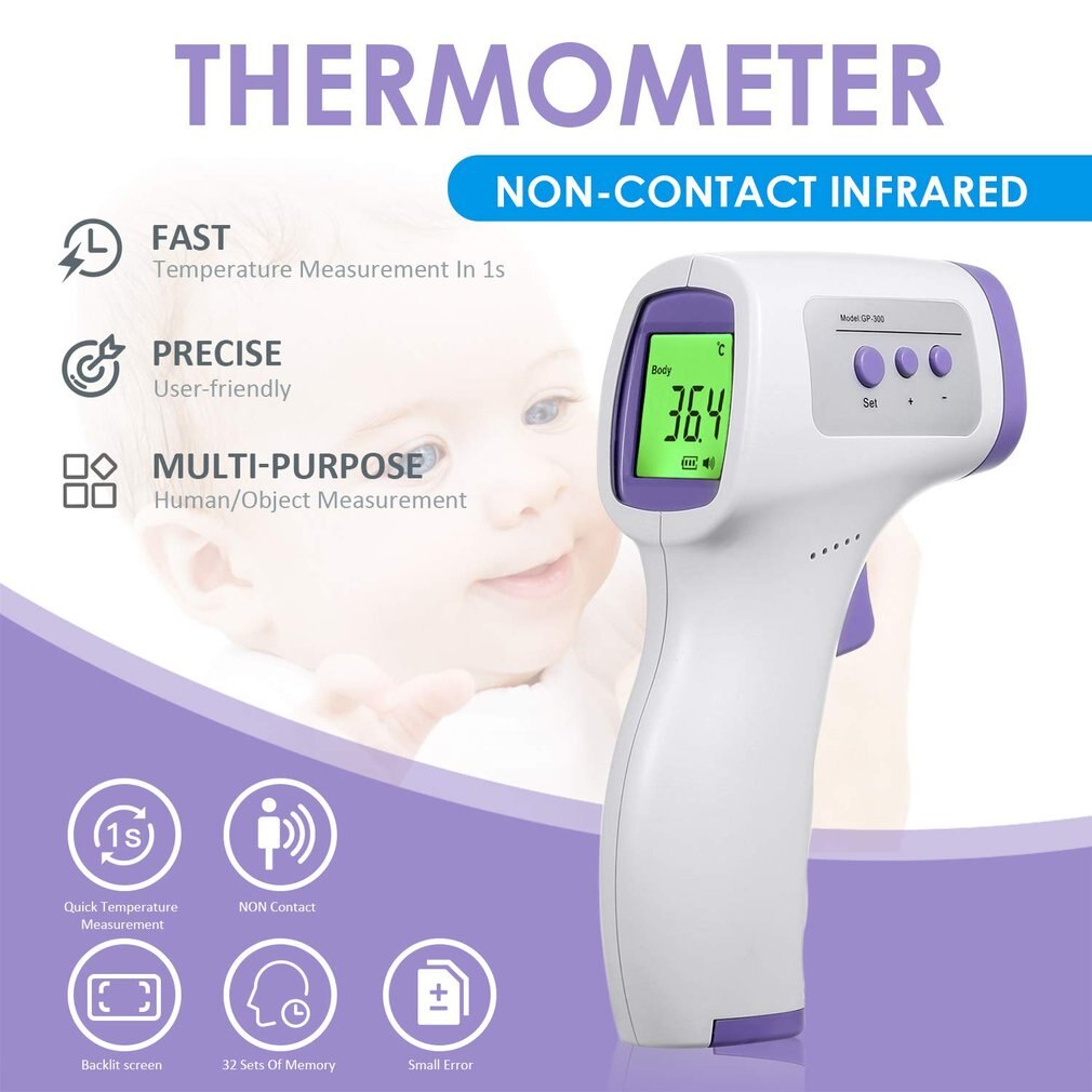 Non Contact Infrarood Thermometer Voorhoofd Temper... – Vicedeal