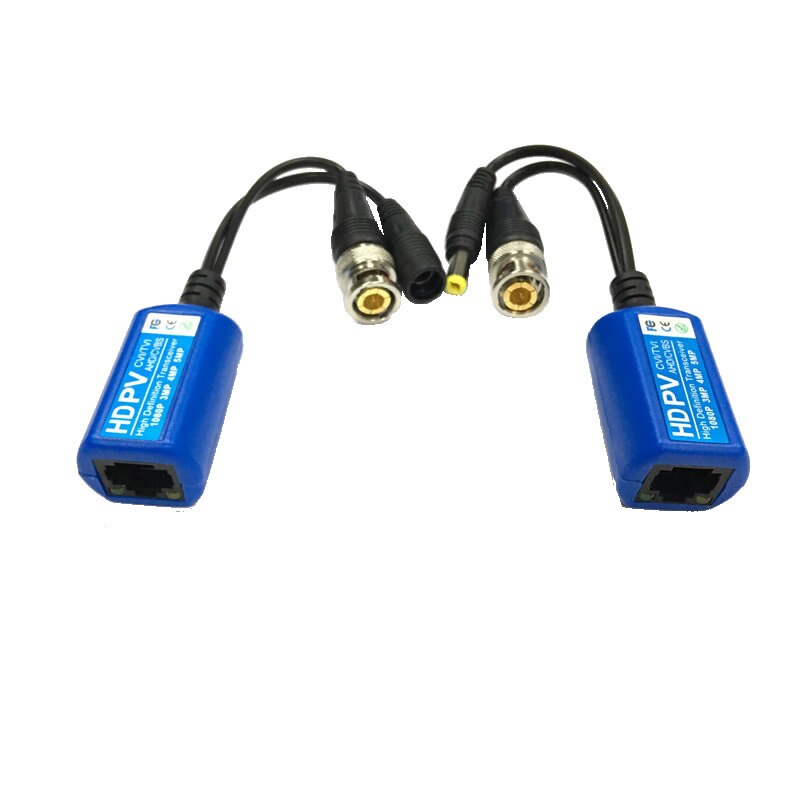Balun coaxial BNC vidéo 5mp, 5 paires, connecteurs... – Grandado