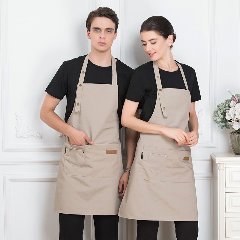 Salon Apron Barber Assistant Work Clothes Coffee S... – Grandado