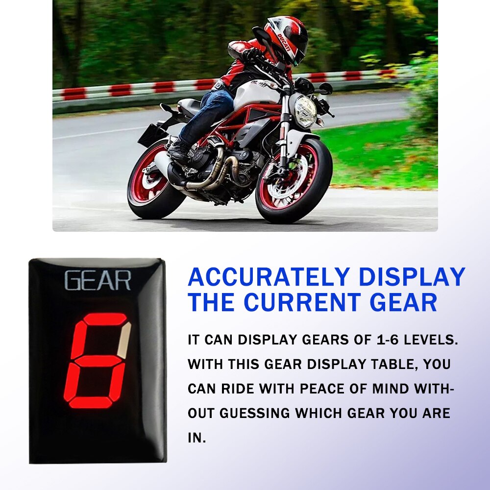 Motorcycle Speed Display Meter Gear Indicator For ... – Vicedeal