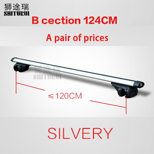 back Rails Universal 135CM Car Roof Racks Cross Ba... – Grandado