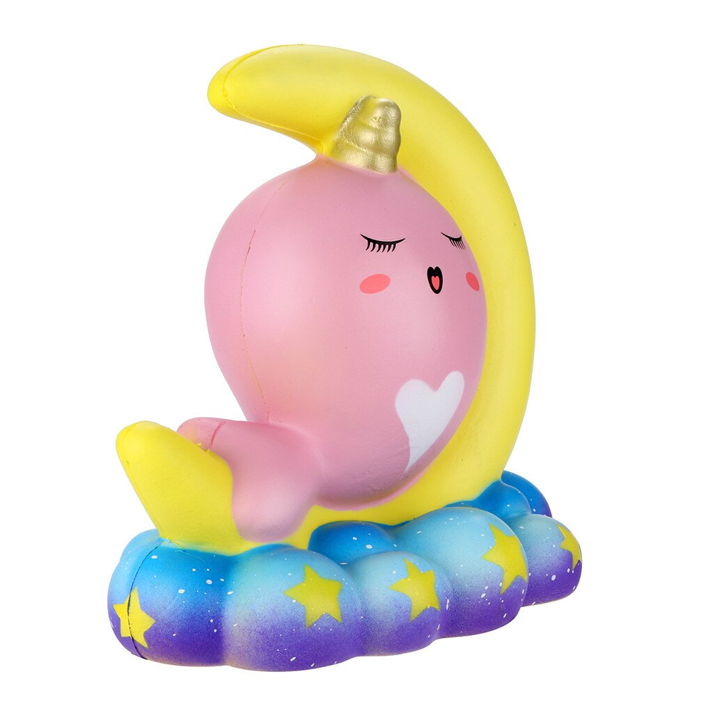 Squishies Adorable Narwhal Moon Slow Rising Fruits... – Vicedeal