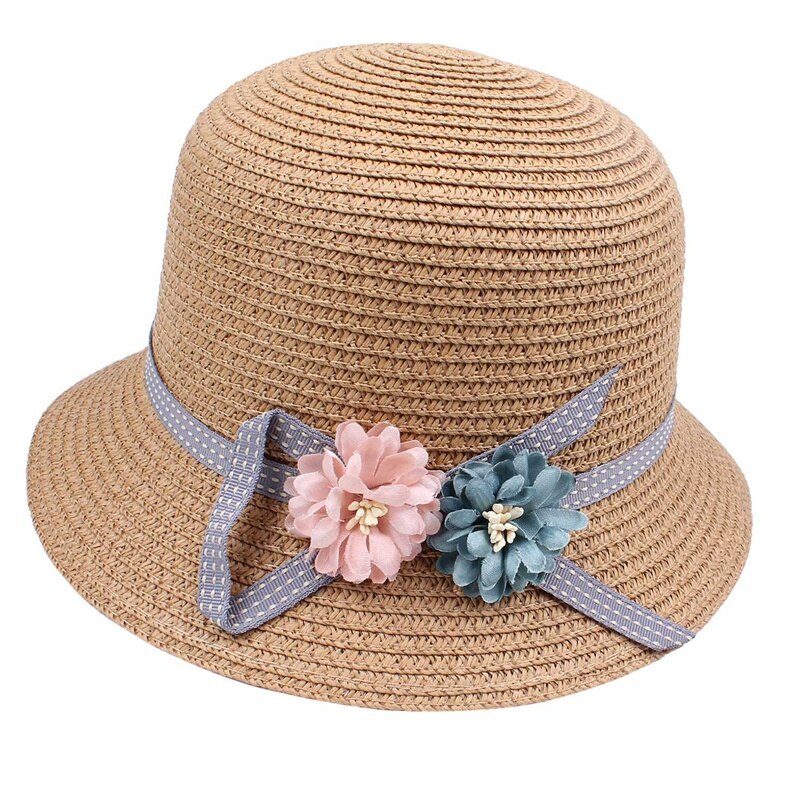 Nette Kinder Sommer Stroh Hut Sonnenhut Strand Hut... – Vicedeal