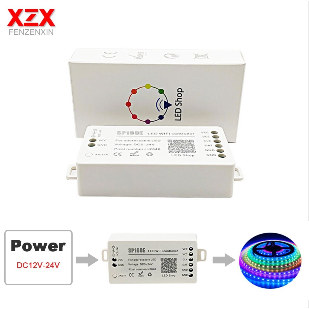 WIFI Controller SP108E Smart APP Drahtlose Steueru... – Vicedeal