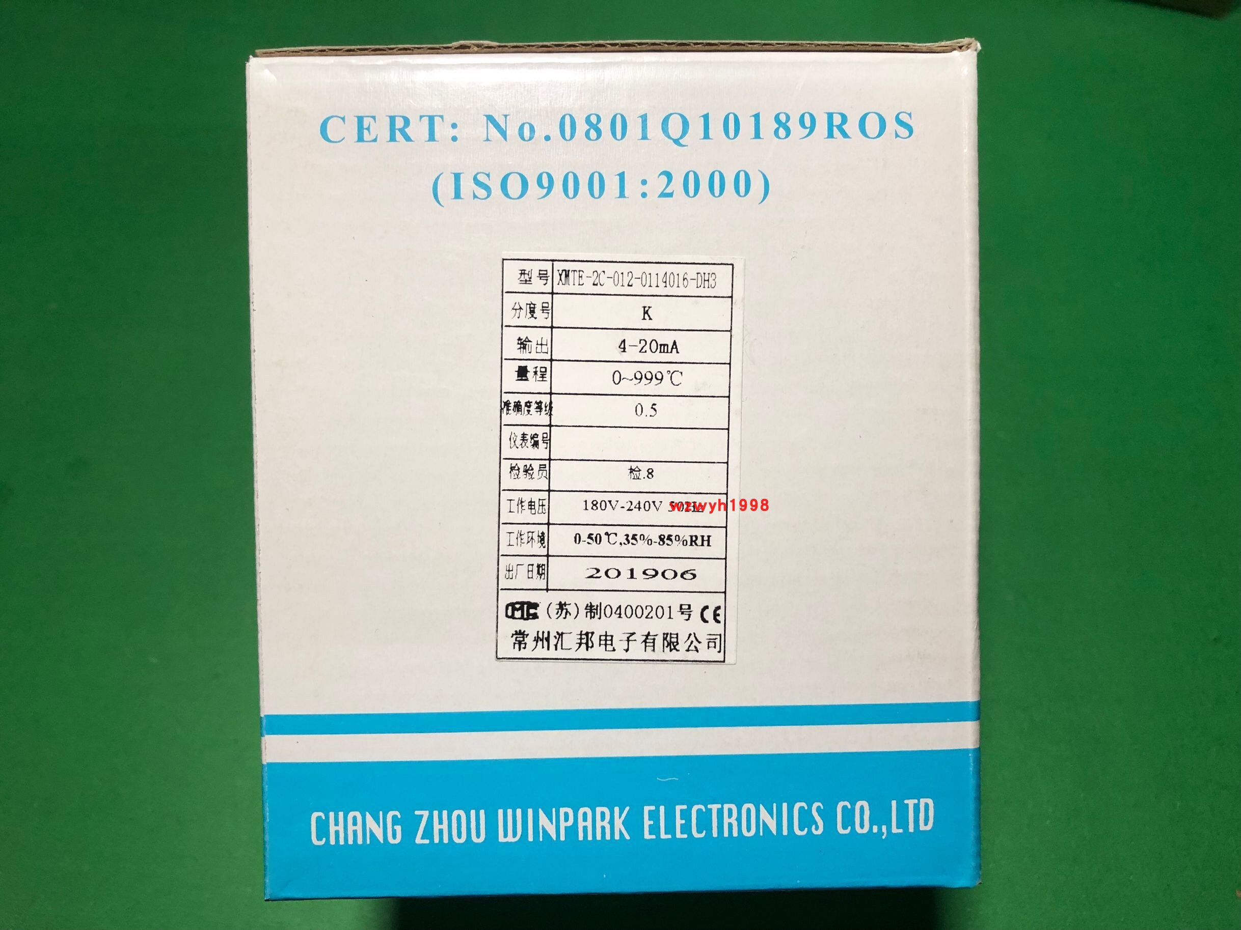 WINPARK WINPARK XMTE-0114013 temperature controlle... – Grandado