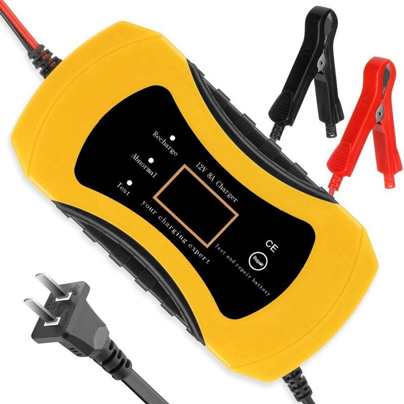 Auto Batterij Oplader 8A 12V Volautomatische Accul... – Vicedeal