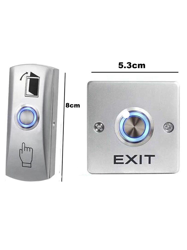 Zinc Alloy Exit Button Switch NO/NC/COM Door Syste... – Grandado