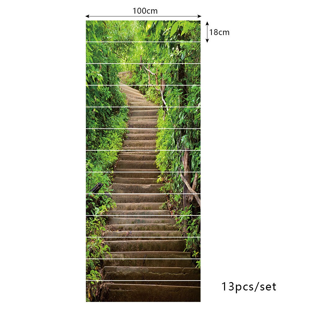 Diy Forest Stairway Stickers Voor Trap Decoratie W... – Vicedeal