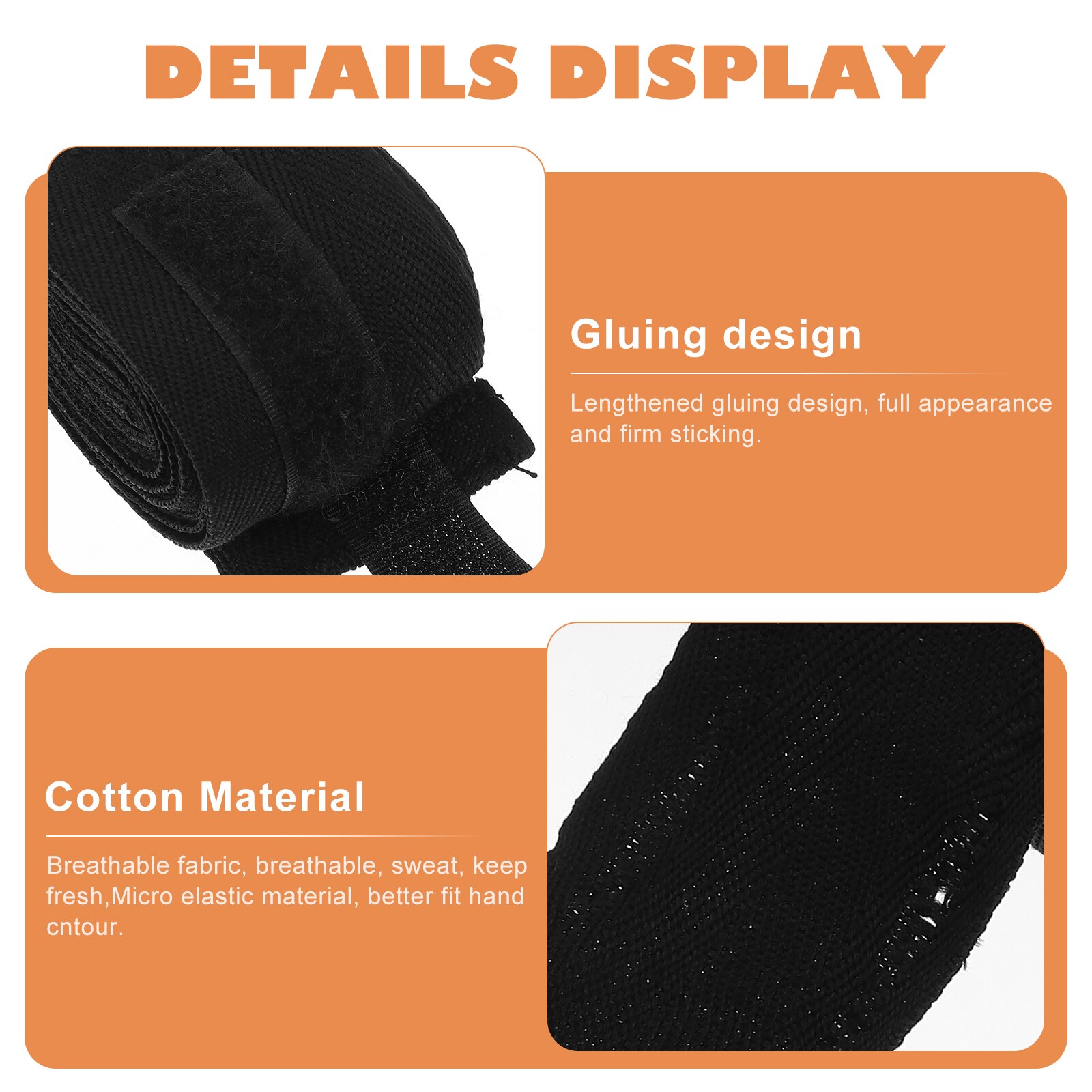 2 Pairs of Boxing Bandage Sweet-absorbent Muay Tha... – Grandado