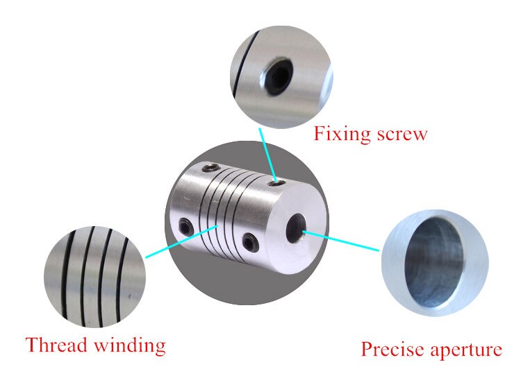 Aluminiumlegering Elastische Koppeling Motor Jaw S... – Grandado