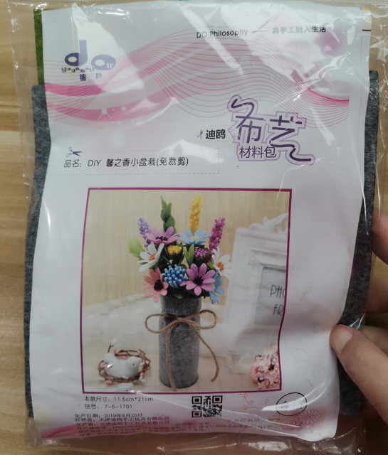 Potted plant Felt kit Non-woven cloth Craft DIY Se... – Vicedeal