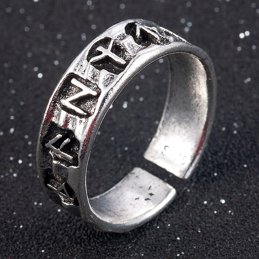 Punk Style Antique Retro Male Jewelry Viking Ring ... – Vicedeal