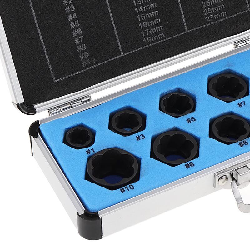 10pcs 9-19mm Bolt Removal Kit Low Cased Damaged Bo... – Grandado