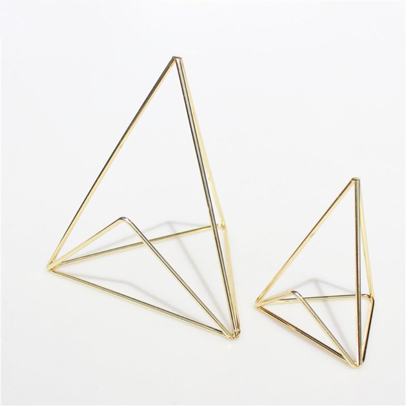 Iron Geometric Business Name Card Holder Display S... – Vicedeal