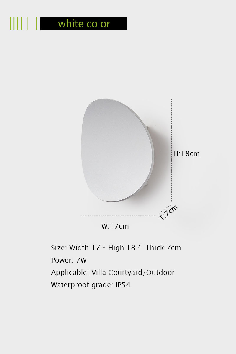 LED Outdoor Porch Wall Sconce Aluminum Exterior Wa... – Grandado