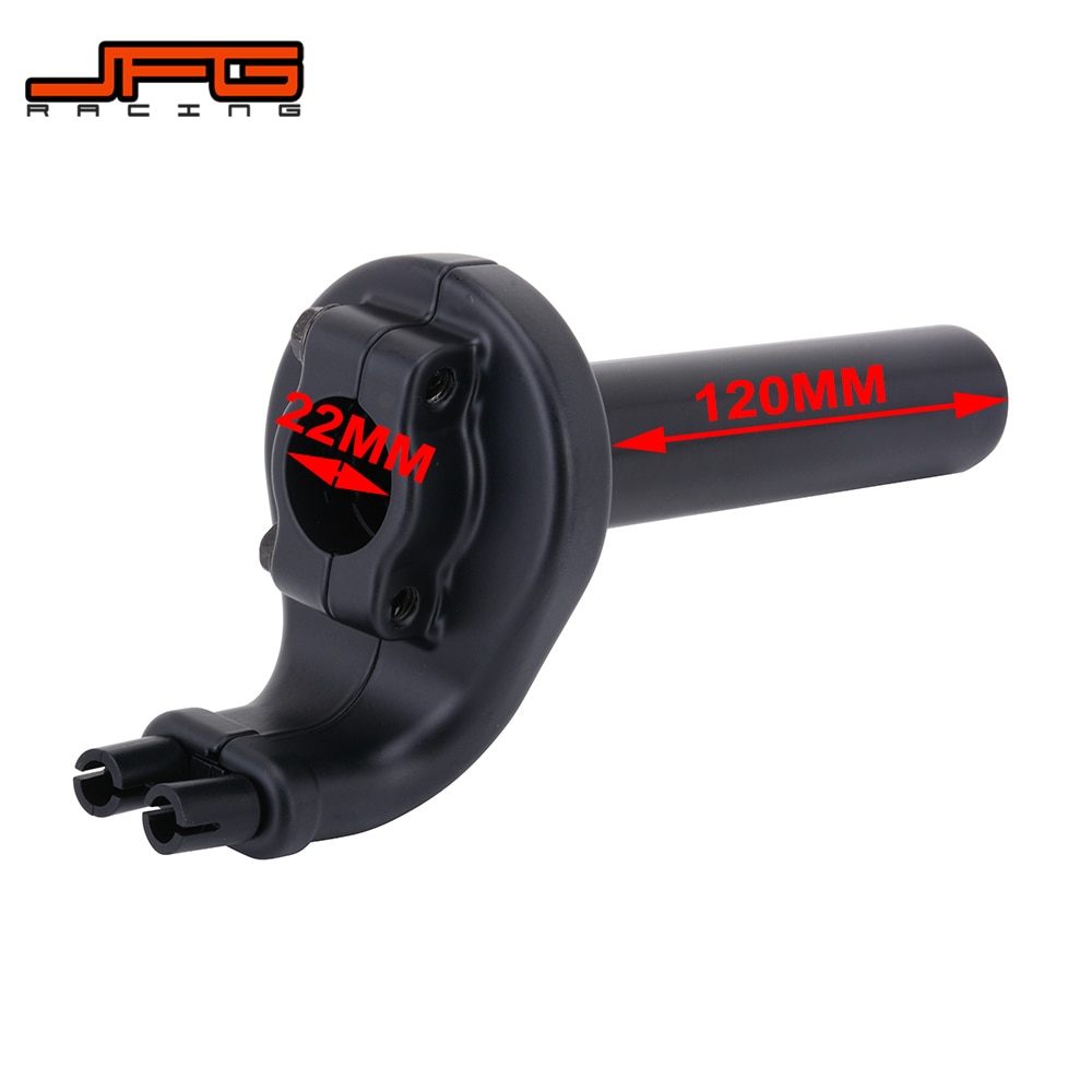 Moped Throttle Cable Motorcycle 7/8 Inch Throttle Control Grips Black ...