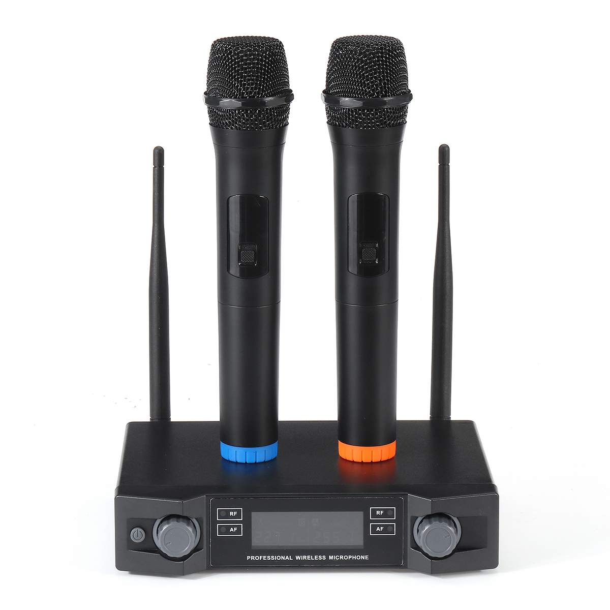UHF Wireless Microphone System Dynamic 2 Channel 2... – Grandado