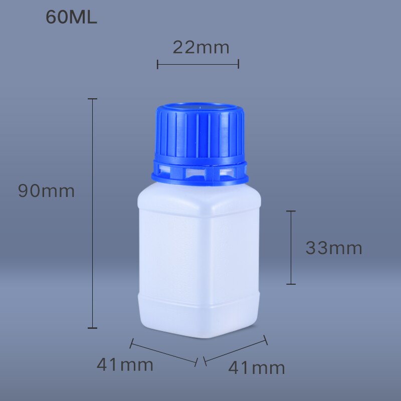 10Pcs Empty Square Plastic Bottles Leakproof Liqui... – Grandado