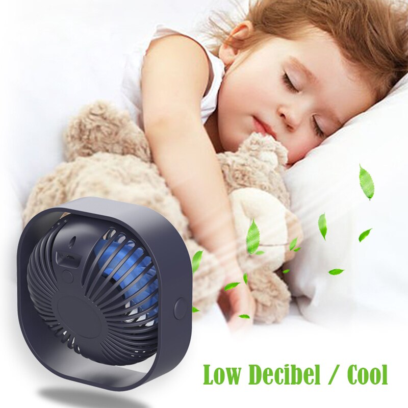 360° Fan Cooler USB Mini Air Fan Portable 3 Speed ... – Grandado