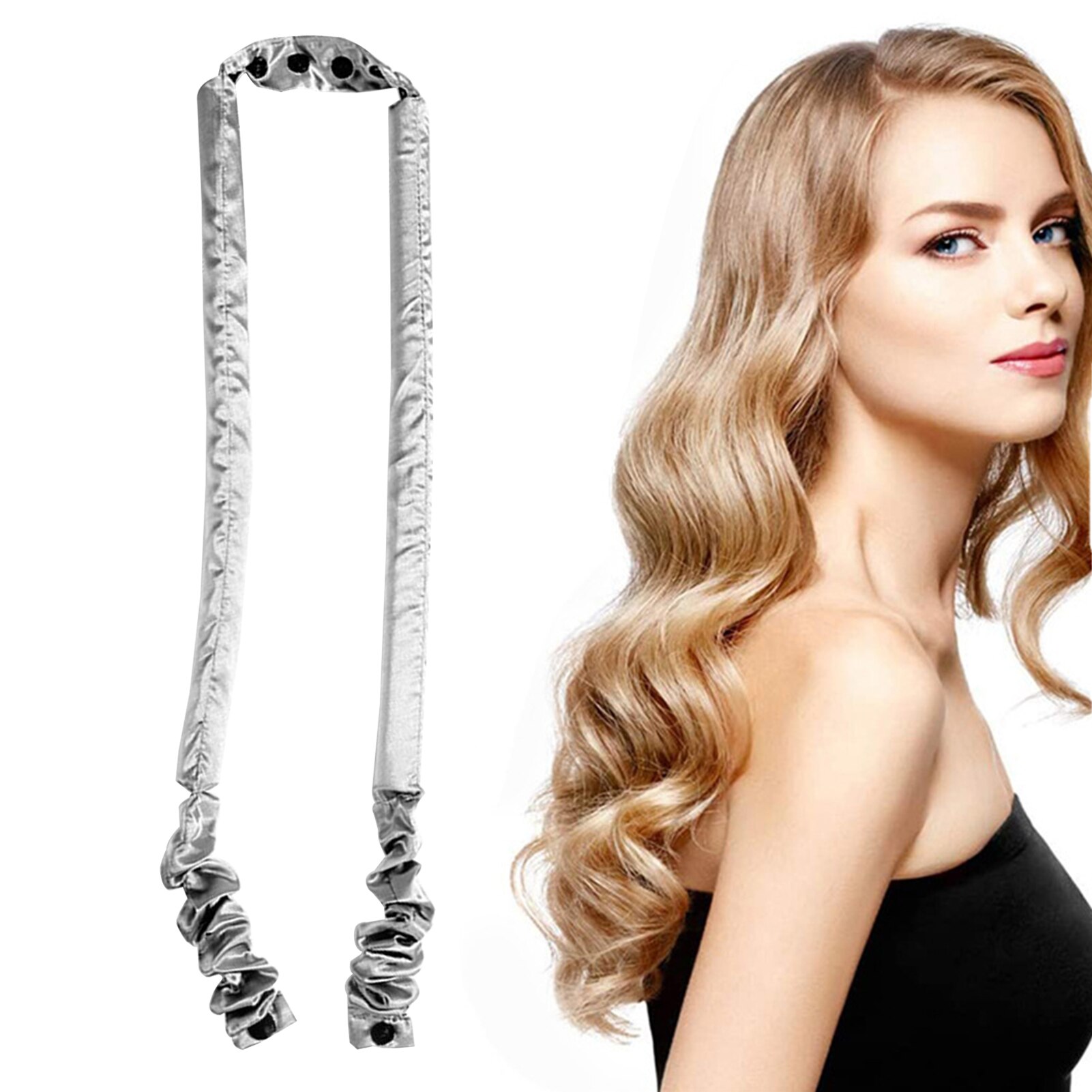 Heatless Curling Rod Headband Sleeping Hair Roller... – Grandado