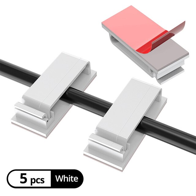 Self Stick Wire Organizer Line Cable Clip Buckle C... – Grandado