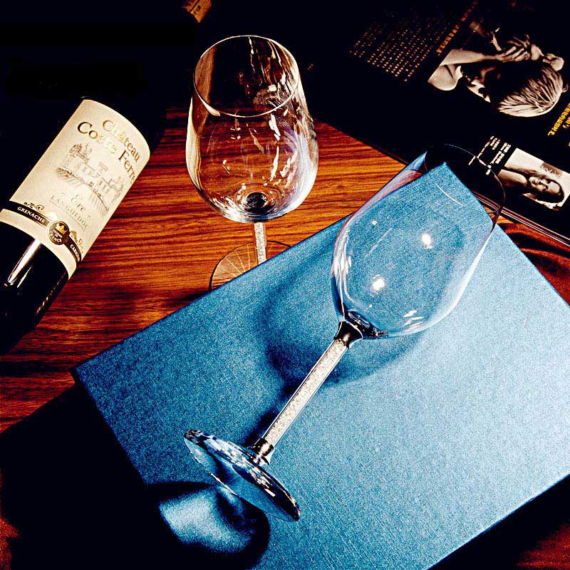 350ML/470ML Wine Glass Crystalline Luxury Wedding ... – Grandado