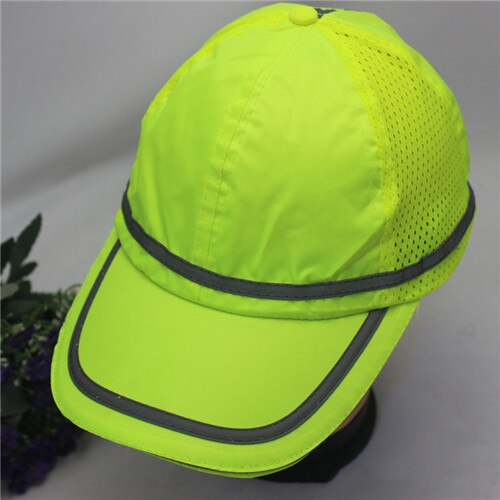 Fluorescent Mesh Baseball Cap for Road Cleaning Wo... – Grandado