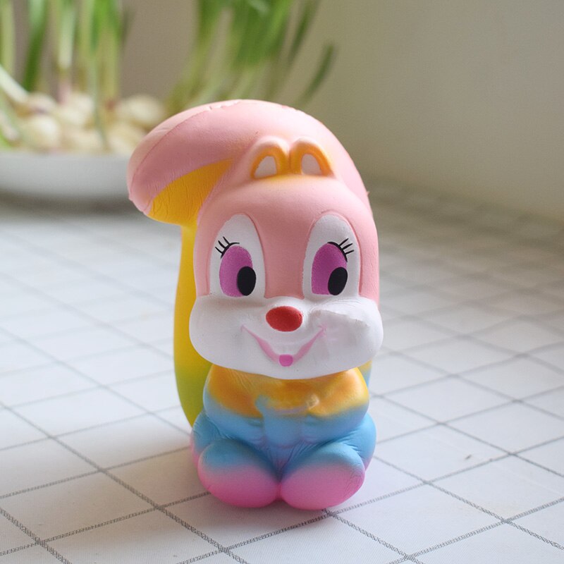 12cm Colorful Squirrel Squishies Slow Rising Squee... – Grandado