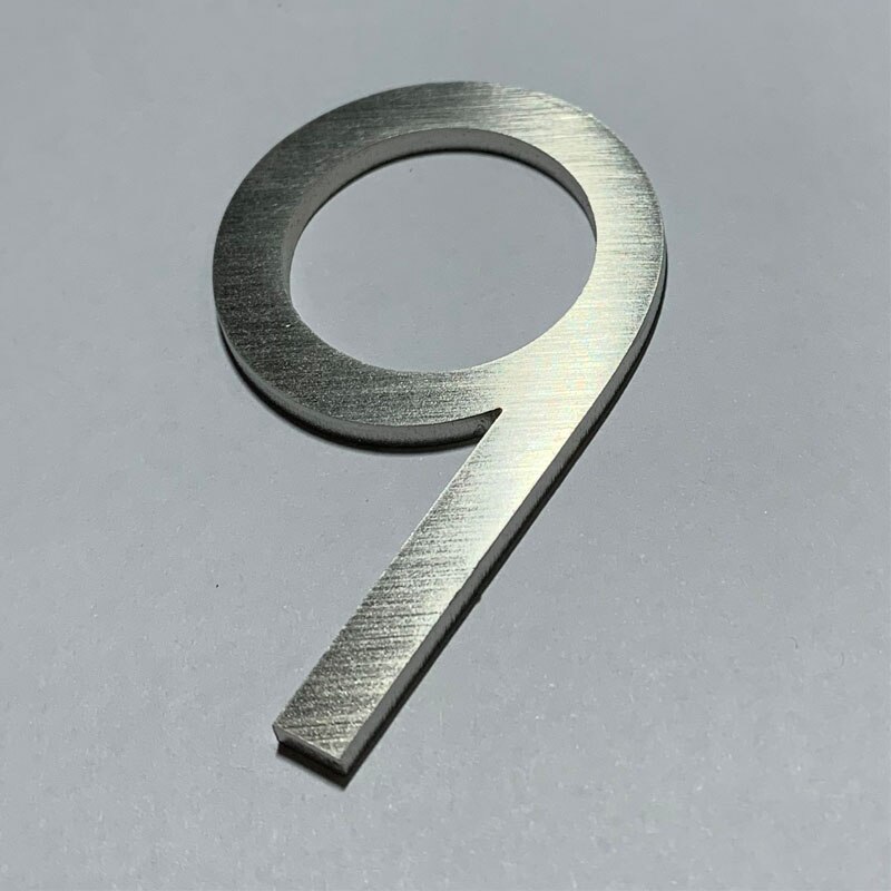 60mm Stainless Steel Self Adhesive House Number St... – Vicedeal